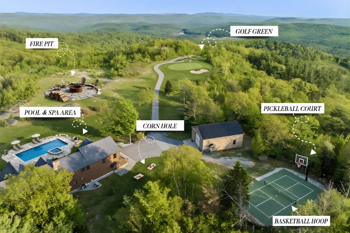 360 Mtn Views • Pool• Pickleball • Golf • Firepit - Bradford, NH