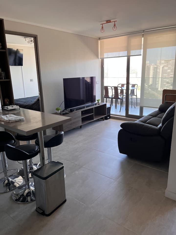 Departamento Con Vista A Las Dunas Y Mar De Concón - Concón