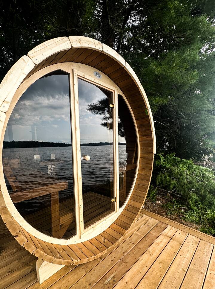 Lake Muskoka Ctg: Hot Tub, Sauna, Beach, Wood Fire - Bracebridge