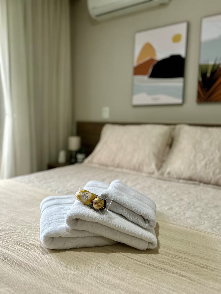 Moderna Suíte C/ Varanda & Garagem, Barra Olímpica - Recreio dos Bandeirantes