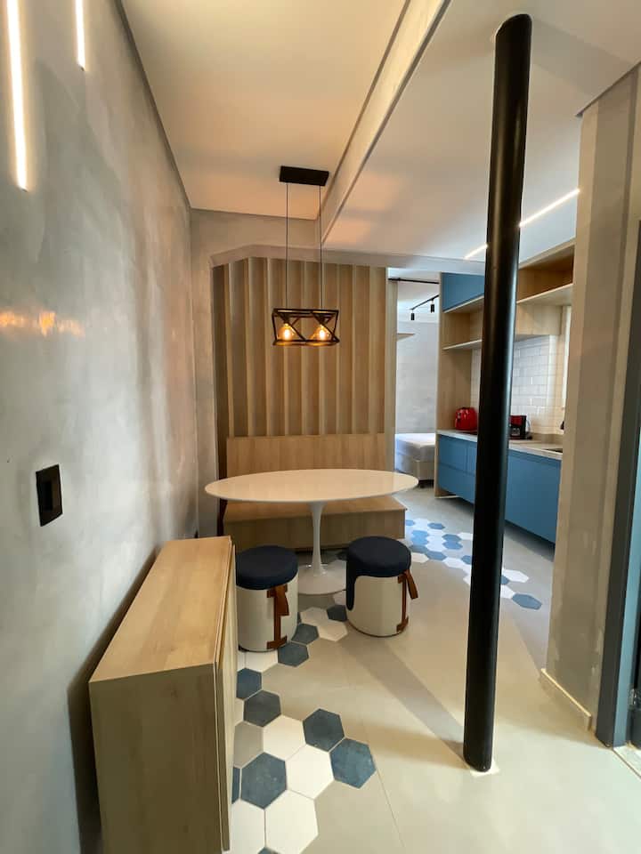 Studio Magnifico Praia Pitangueiras Pé Na Areia - Guarujá