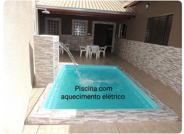 Piscina Aquecida ,  Recanto 3j Lazer E Paz. - Olímpia