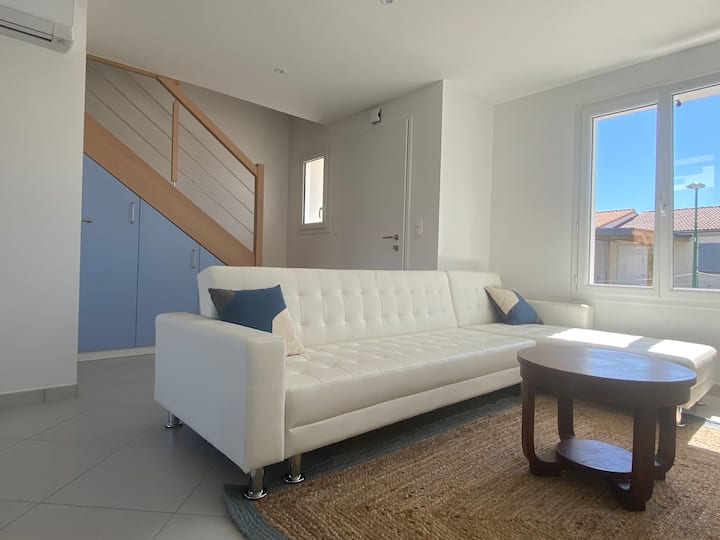 200m Plage, Maison Moderne Climatisée Tout Confort - Longeville-sur-Mer