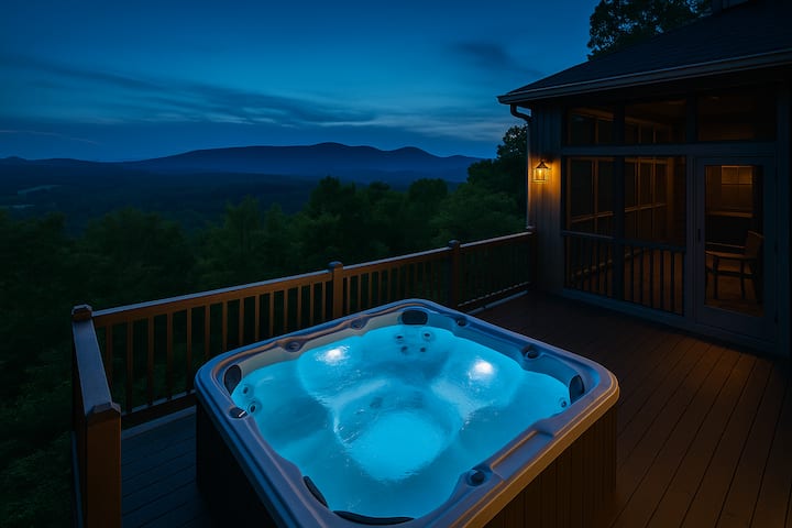 Guest Favorite 5br Cabin • Hot Tub • Mountain View - Dahlonega, GA
