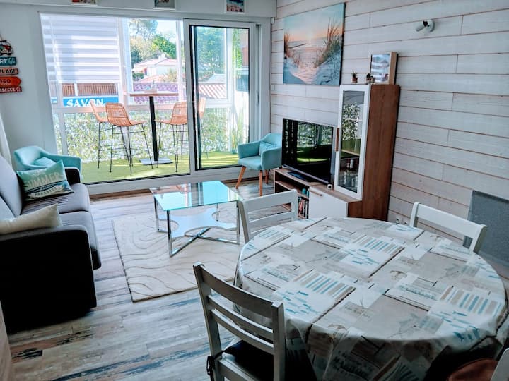 Appart Grand T2 Entre Plage Et Forêt - Saint-Jean-de-Monts