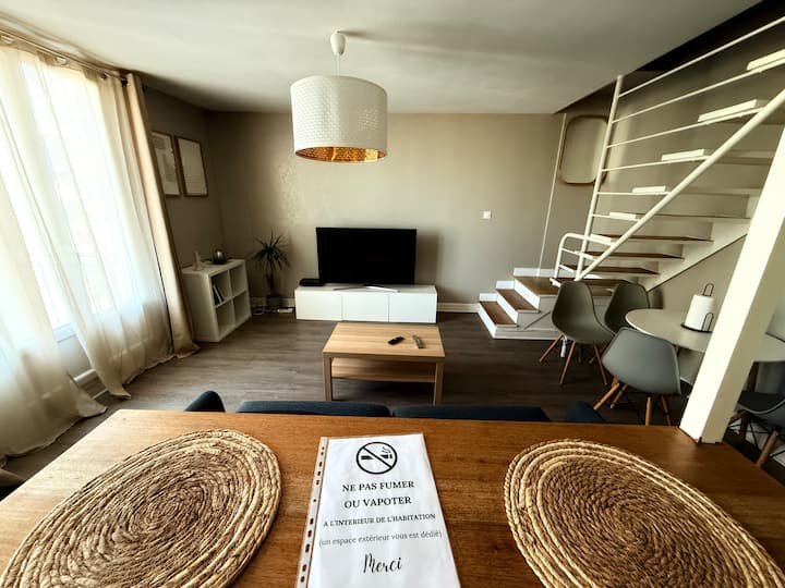 Magnifique Duplex-2 Chambres-3 Lits-free Parking - Échirolles