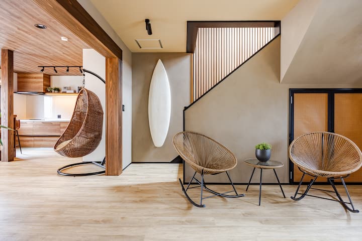 Bbq /Plage: à 4 Min à Pied/salle De Cinéma /234m² - 勝浦市