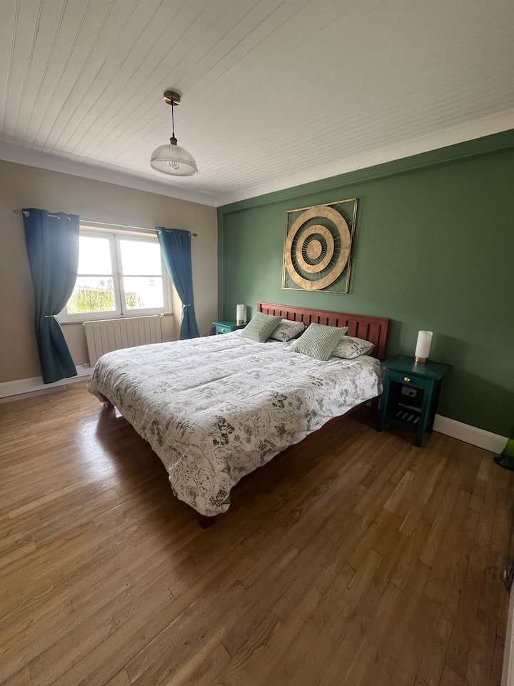 Le Cantou Cdh, Treignac, Chambre Vert - Treignac