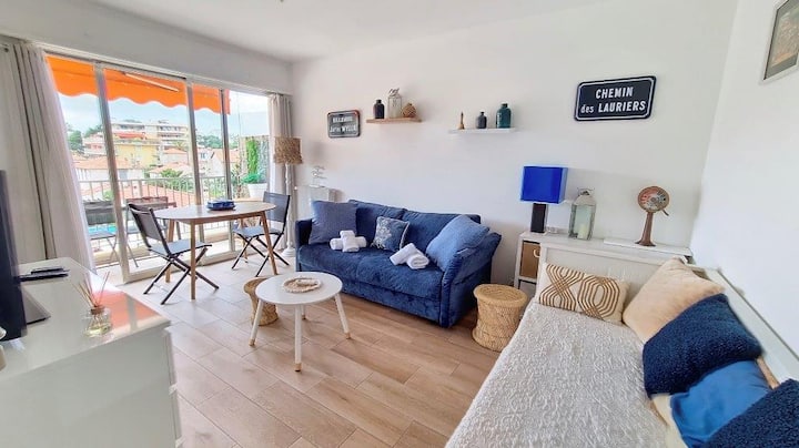 Superbe Appartement Bord De Plage Parking Inclus - Antibes
