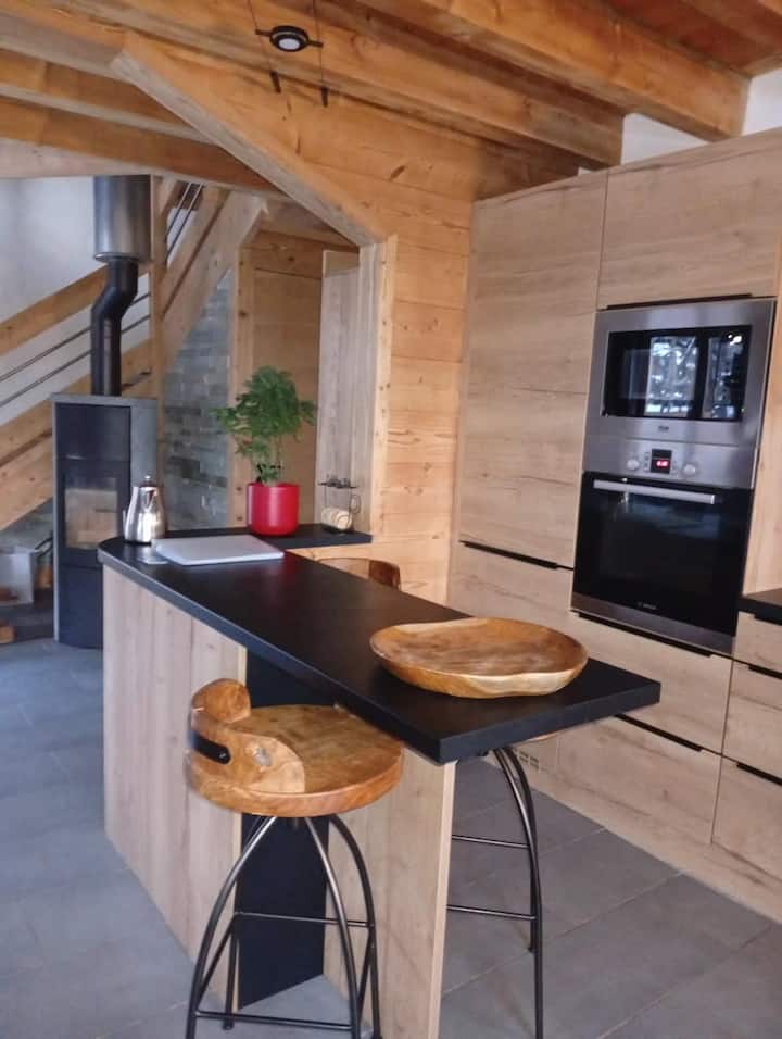 Chalet Cosy Avec Vue Sur Le Massif Du Mont Blanc - Lac de Pormenaz