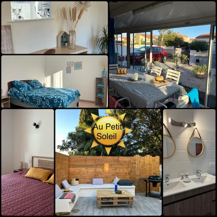 Maison Classée 3* Dans Le Sud Jardin Plage - Le Barcarès