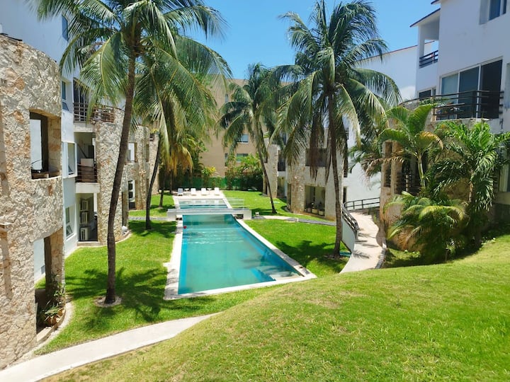 Playacar Condo, Close The Beach And Free Bikes! - Playa del Carmen