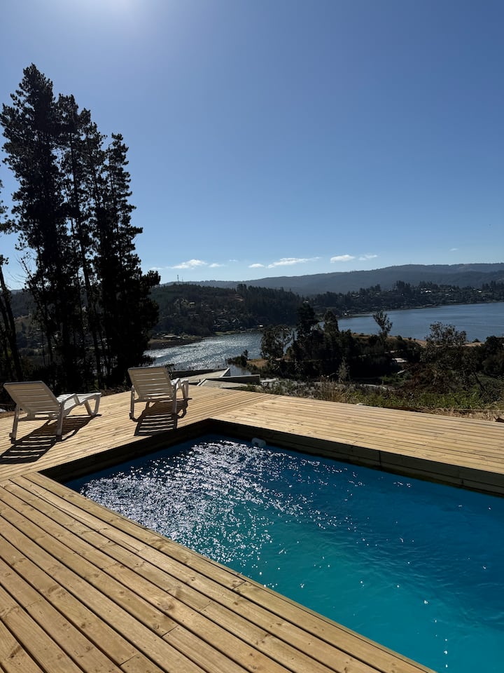 Casa Con Piscina En Lago Vichuquén - Vichuquen