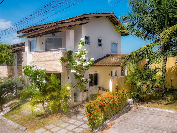 Casa Miragem, Próximo A Praia, Condomínio. - Lauro de Freitas