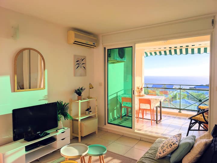 Rêve D'océan, Piscine Et Vue Mer - Saint-Gilles
