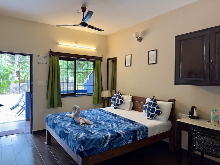 Modern Studio Apartment |South Goa| Walk To Beach| - ゴア