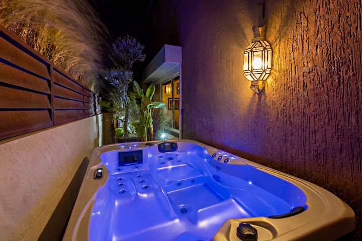 Jacuzzi Prive - Terrasse - Piscine - Gueliz Centre - Marrakech