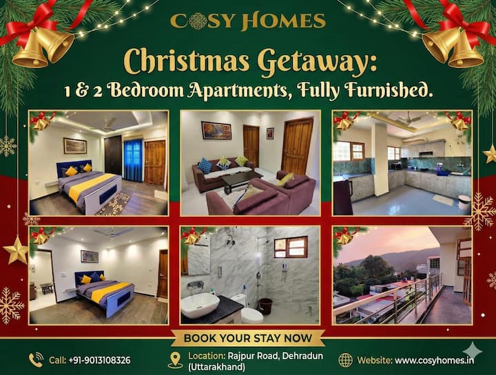 Cosy Homes Rajpur Road 1bhk - Dehradun