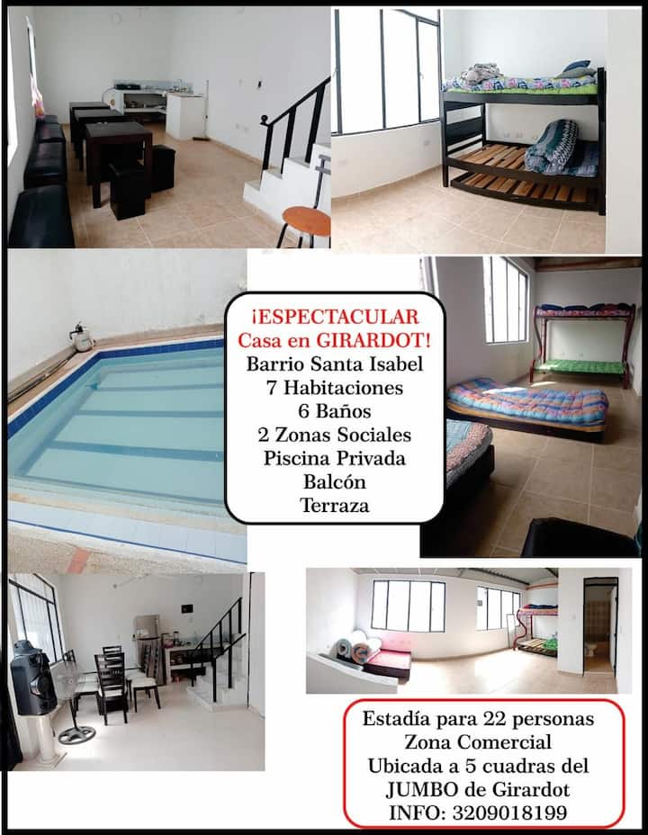 Casa De Descanso En Girardot - Flandes