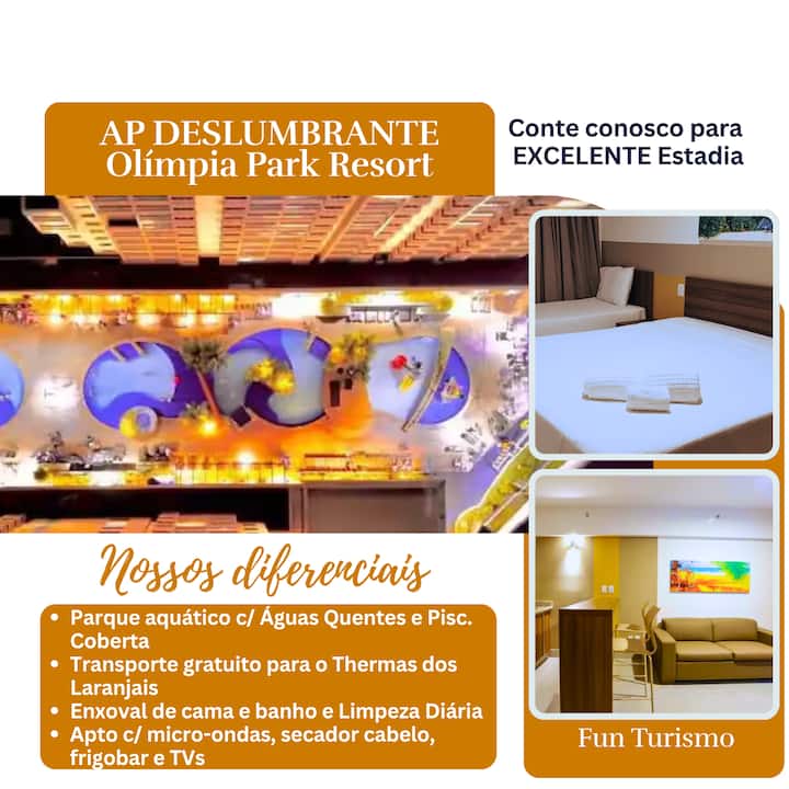Resort Deslumbrante C/ Piscinas Termais - Olímpia