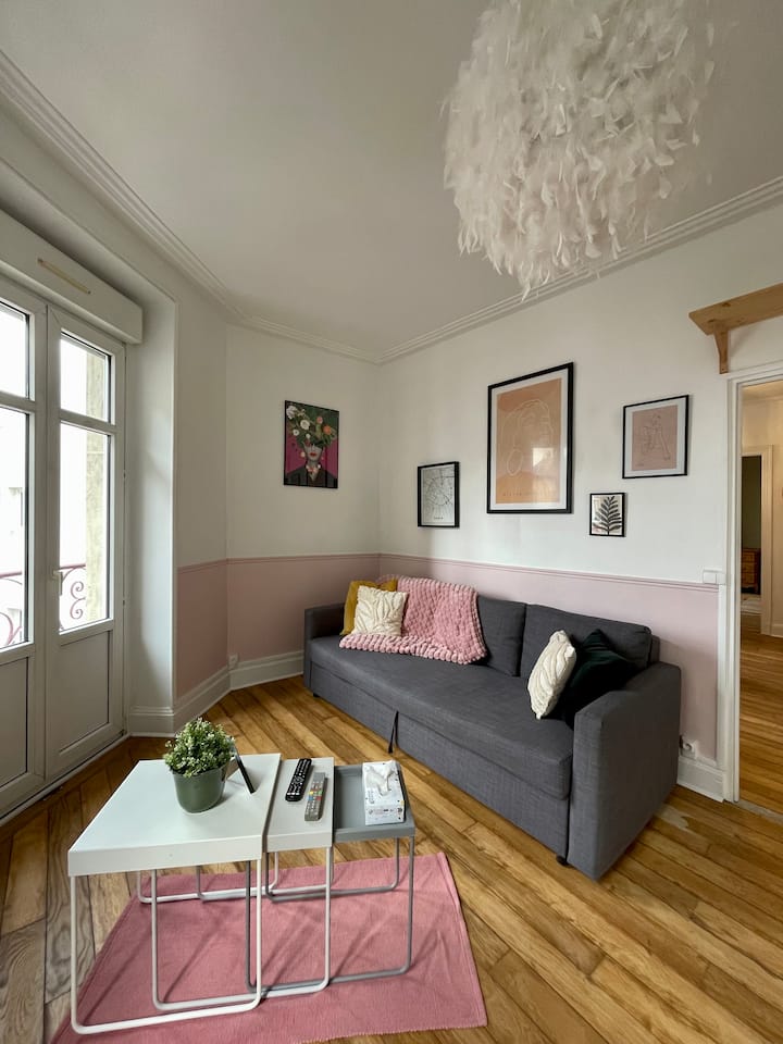 Grand Appartement Chaleureux - Parc Sainte-Marie de Nancy