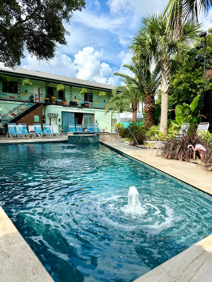 Caboose Room At The Railyard - New Orleans