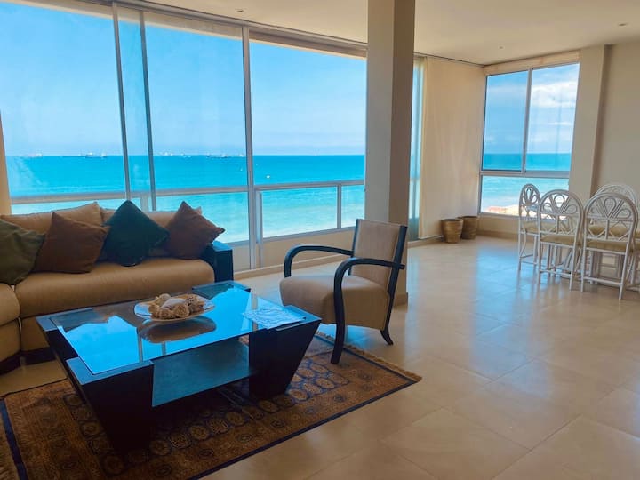 Beachfront Apartment With Oceanfront View - Équateur