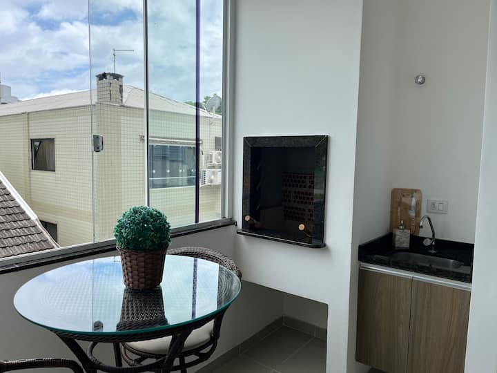 Apartamento 1 Quadra Do Mar Churrasqueira Garagem - Matinhos