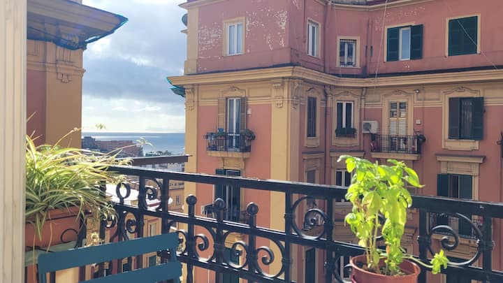 Romantico E Centrale Con Balcone Apt. Vista Mare - Naples