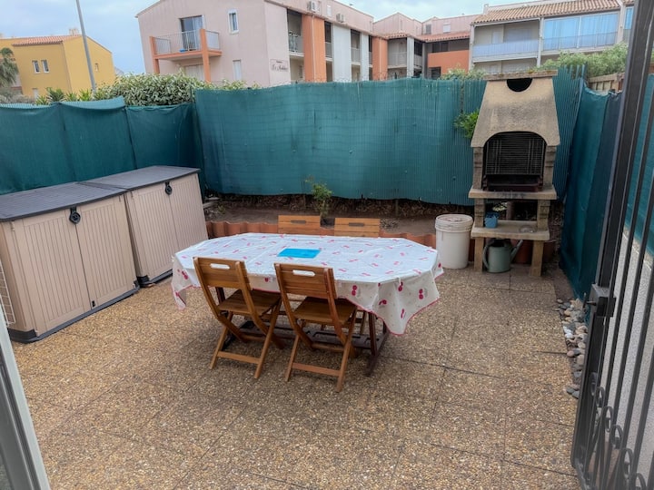 Cap/richelieu/5pers/clim/terrasse/parking/mer200m - Agde