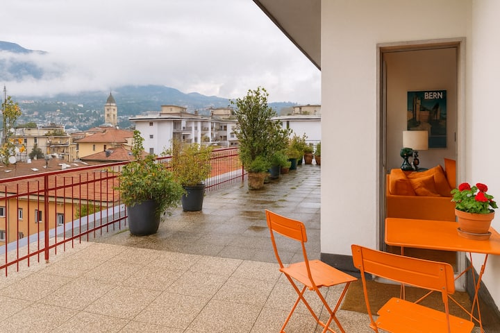 Penthouse With Panoramic Terrace - Historic Center - Тренто