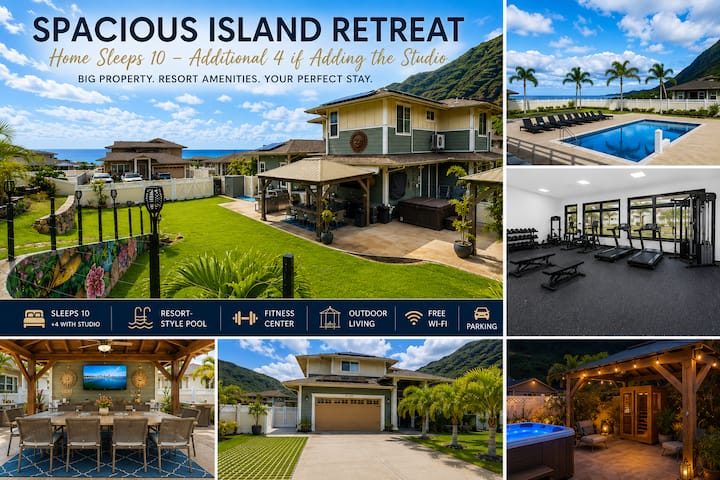Makaha Retreat | Ocean View + Private Outdoor Spa - Hawaï