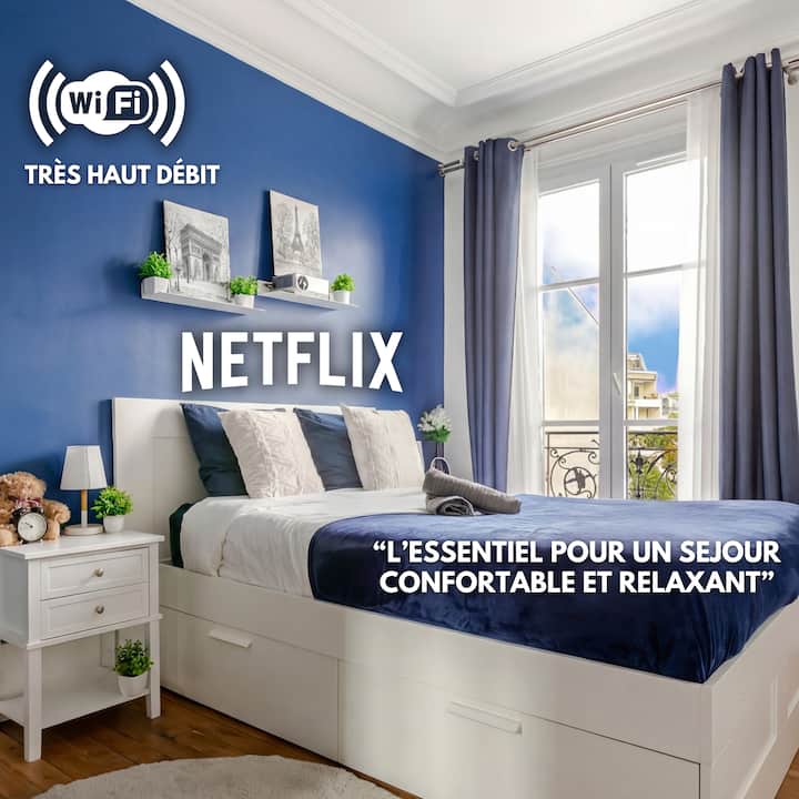 Perle Haussmannienne 1900 - Cosy - Centre Ville - Courbevoie