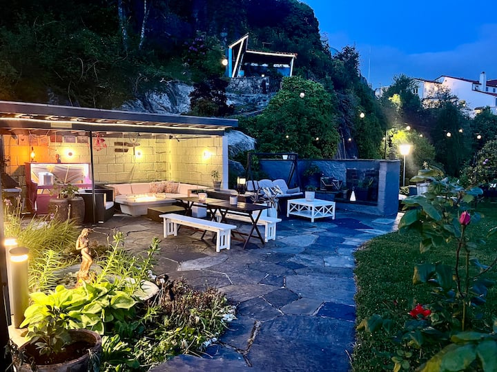 Villa Med Panoramautsikt, Stor Uteplass Ved Sjøen - Bergen