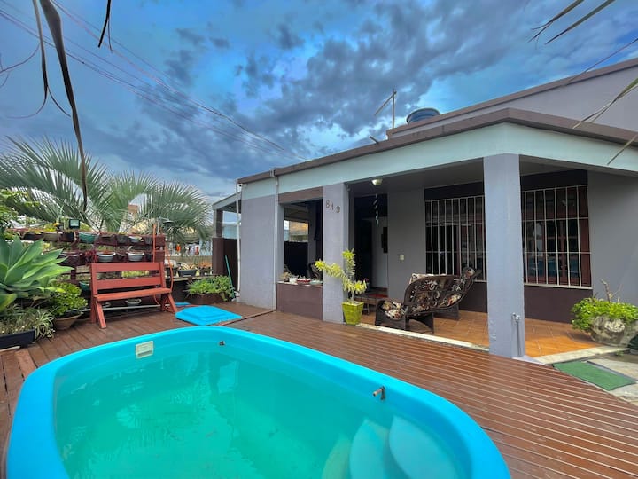 Casa Com Piscina, 3 Dorm C/ar Cond, Patio, Wi-fi - Capão da Canoa