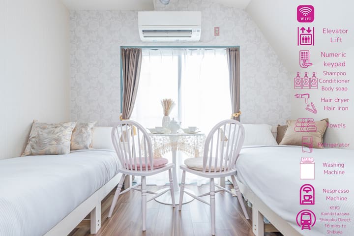 Shinjuku 14mins,2 Beds Studio, Welcome Long Stay - Tokyo