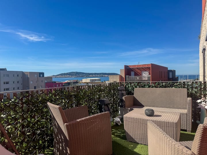 Très Beaux T2 Avec Vu Sur Sete - Plage de Sète