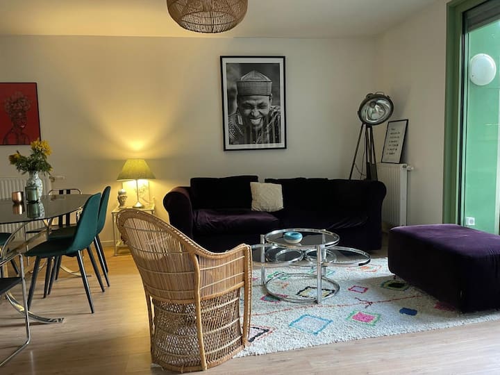 Duplex-terrasse 4 Pers /2 Chambres Doubles/2 Sdb - Bagnolet