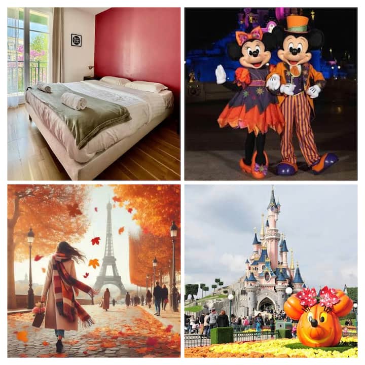 Disneyland Paris à 3mn, 8 Personnes, 2 Chambres. - Chessy