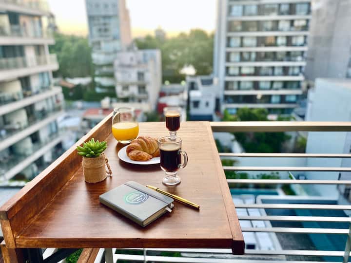 Hermoso Y Apt Con Balcón En Palermo Hollywood - Aéroport Jorge-Newbery de Buenos Aires (AEP)