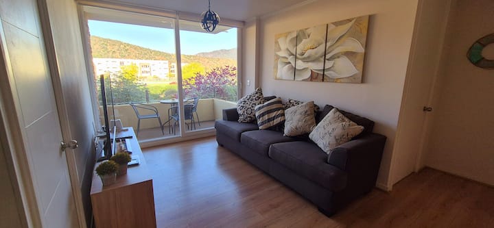 Lindo Depto 4 Personas, 1er Piso Vista A Piscina - Papudo