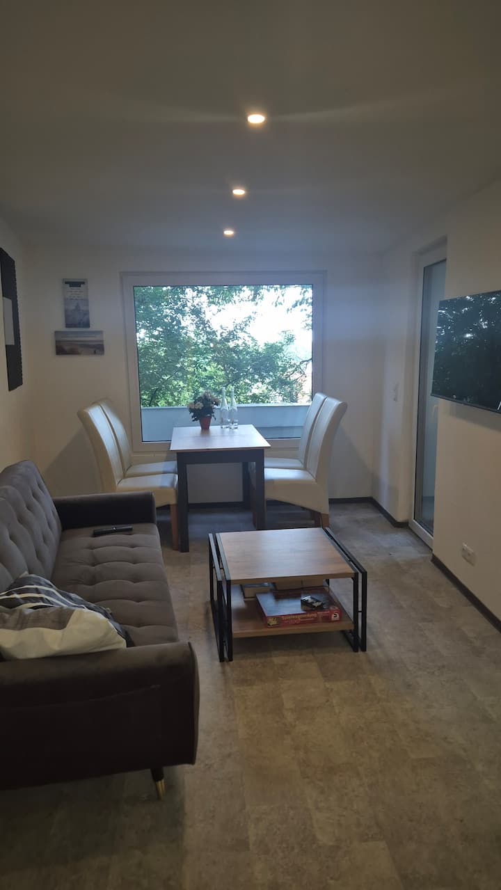 Rosengarten-3-zimmer-terrasse- (4 Einzel-betten) - Mainz