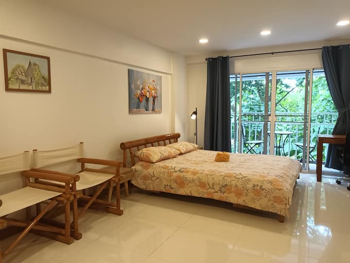 靠近清迈大学, Maya 商场和Nimman 的清爽公寓，有快速网络和Netflix，灵活入住退房。 - Chiang Mai