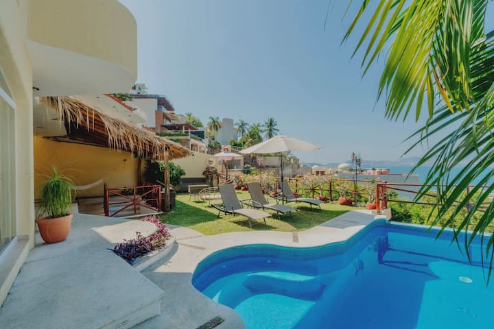 Alberca Privada, Jardín Amplio & Vista Increíble - Acapulco