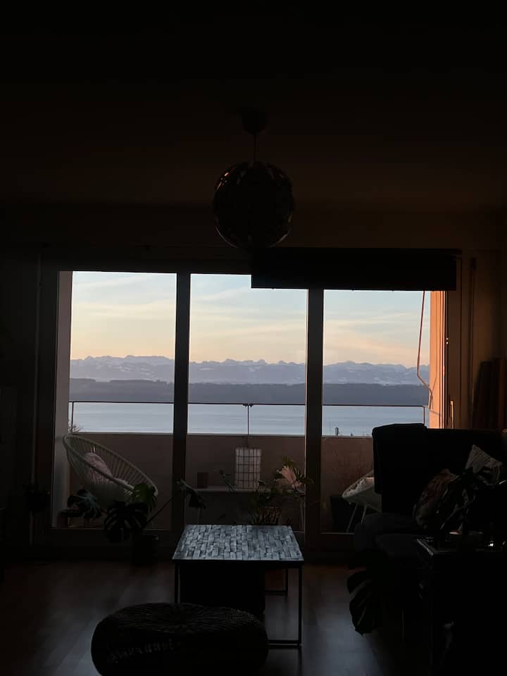Chambre Cosy à Neuchâtel Vue Sur Le Lac - Neuchâtel