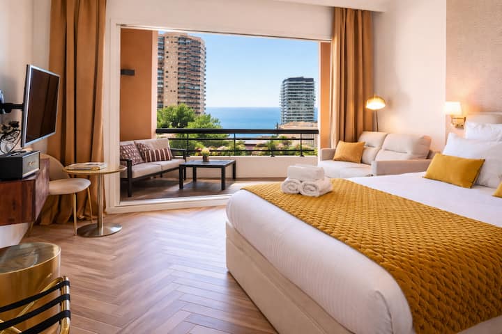 Monaco 300m, Vue Mer, Balcon, Piscine, Résidence - Monaco