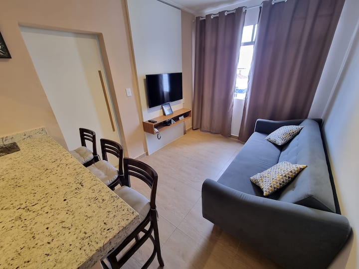 Apartamento C/ 1 Dormit Na Praia - Santos, Brasil