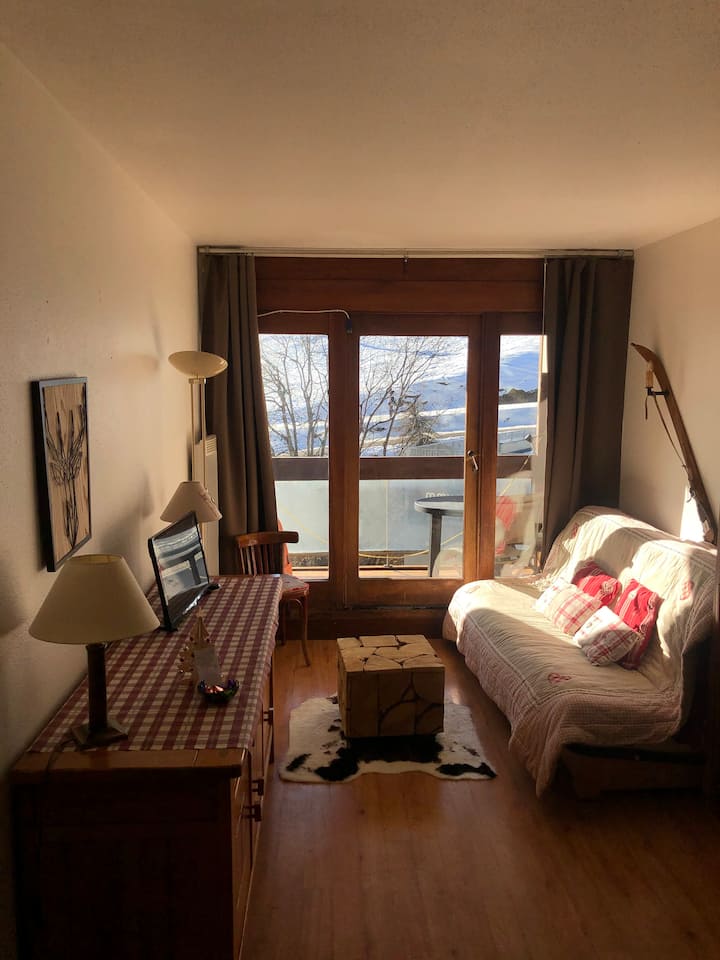 Studio Avec Vue Et Accès Pistes - Lac Guichard