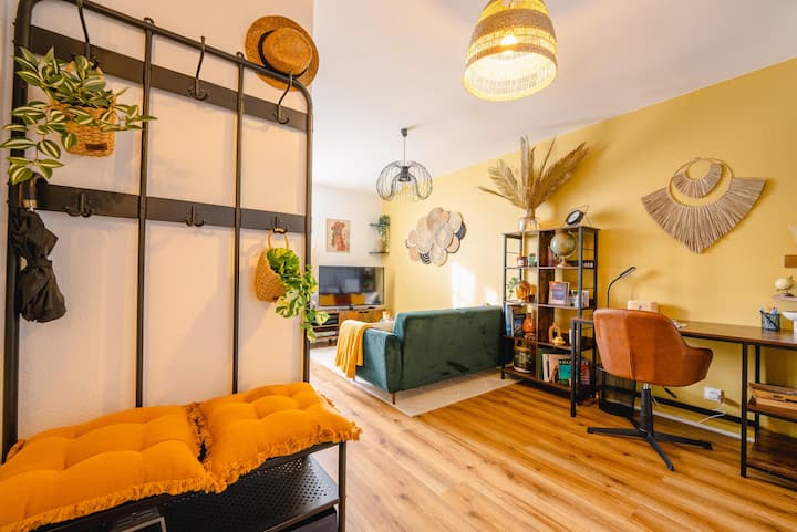 "Tiaré" Appart Cosy Proche Centre Ville - Le Mans