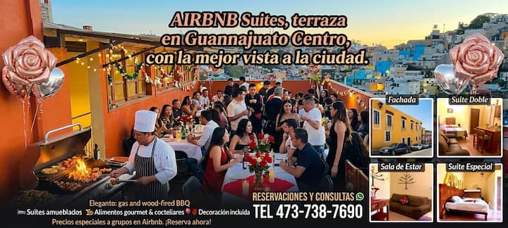 Residencia Para Fiestas Terraza Hermoso Centro - 과나후아토